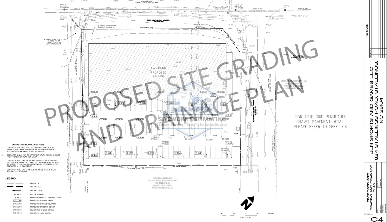 Concept Civil Design - Grading, Drainage & Utility Plan